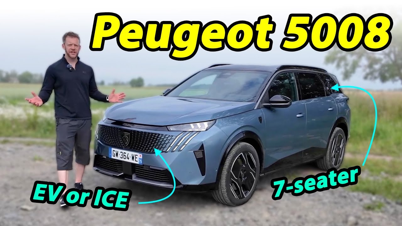 Volledig Nieuwe Peugeot 5008 Rijtest – 7-Zitter nu ook als Elektrische ...