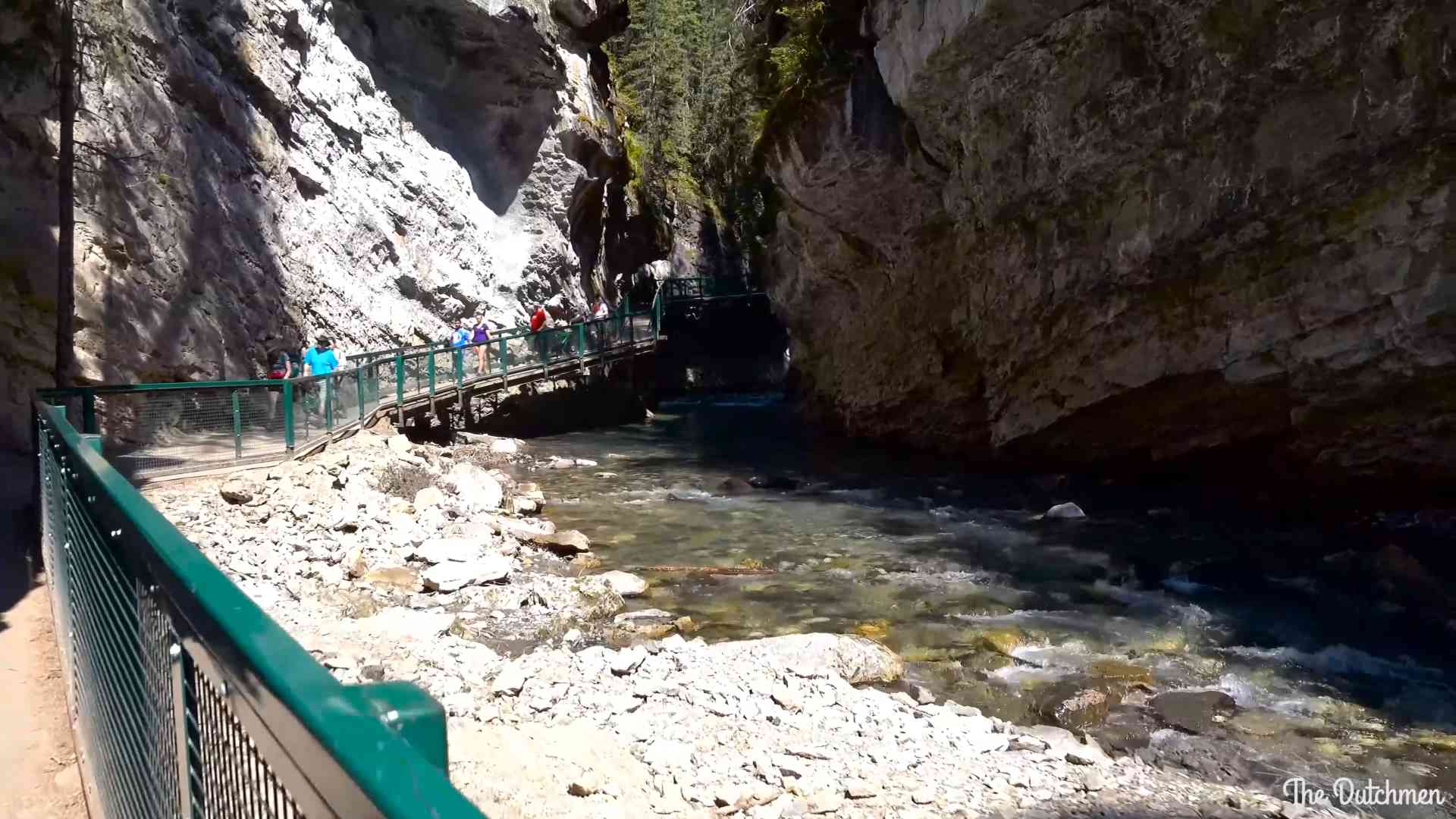 Johnston Canyon at Banff National Park (4K)