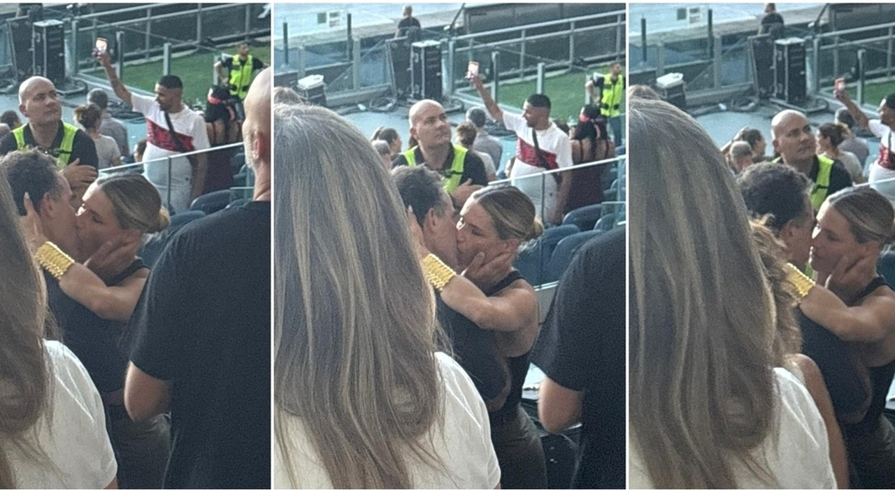 Michelle Hunziker e Nino Tronchetti Provera, il bacio in pubblico al ...