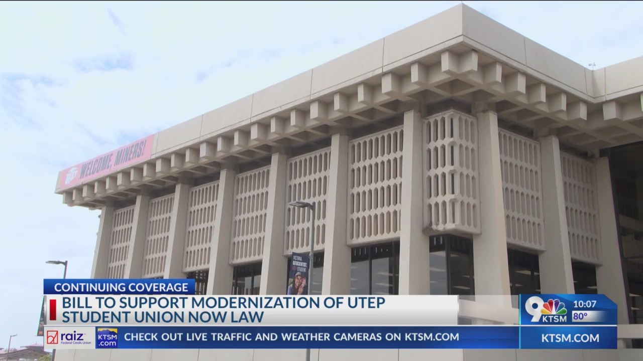 Expansion of UTEP student union becomes law