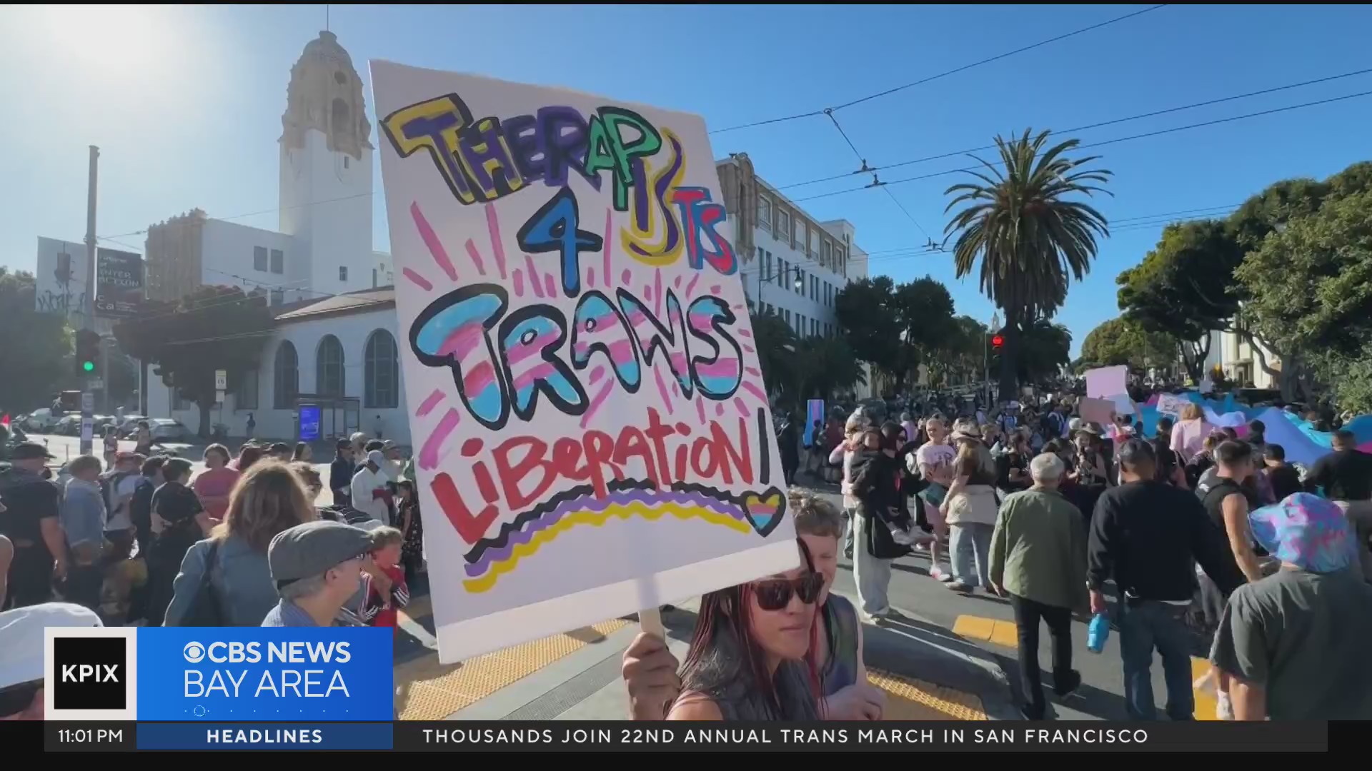 22nd annual Trans March draws thousands in San Francisco