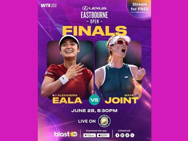 Eala shoots for historic Eastbourne Open crown vs Joint