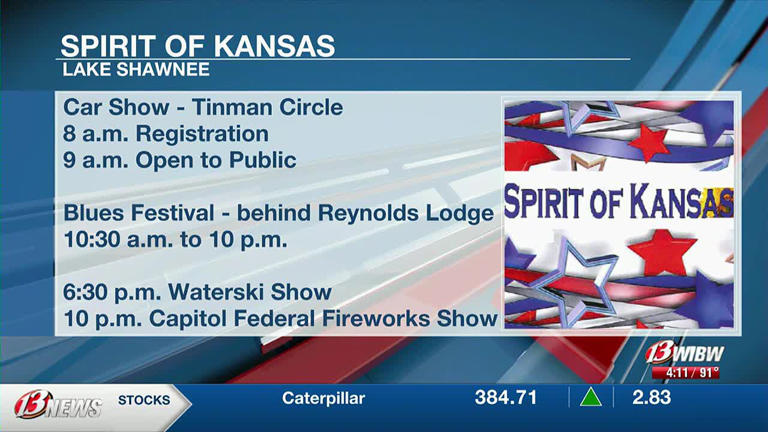 Spirit of Kansas car show, blues festival highlight July 4th at Lake ...