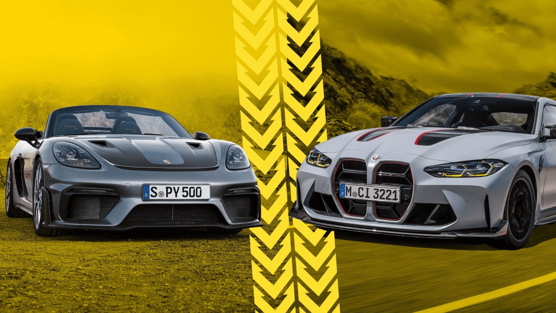Porsche 718 Spyder RS vs BMW M4 CSL A Battle of Precision and Power