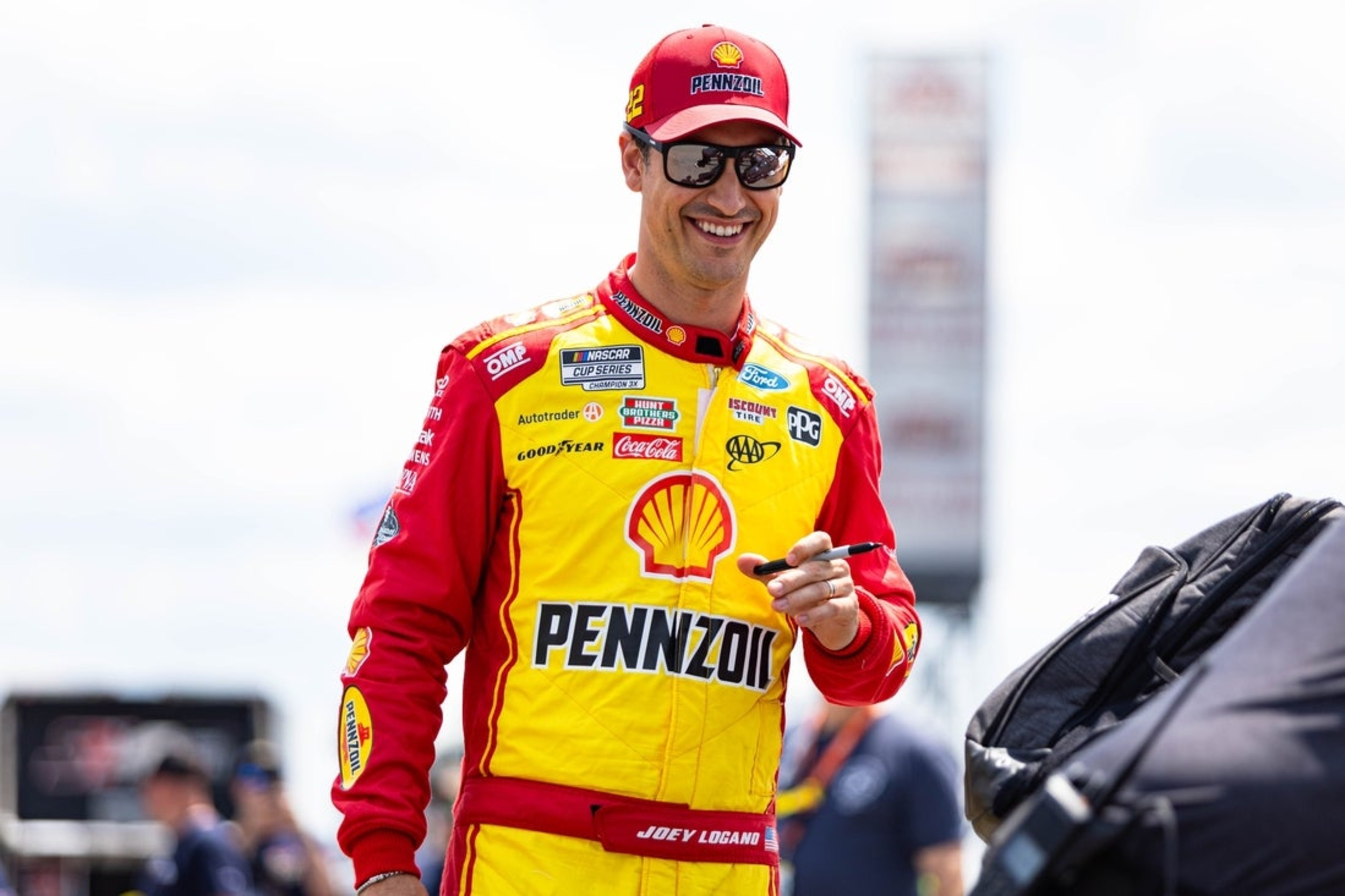 Joey Logano wins Cup Series pole in Atlanta on tiebreaker