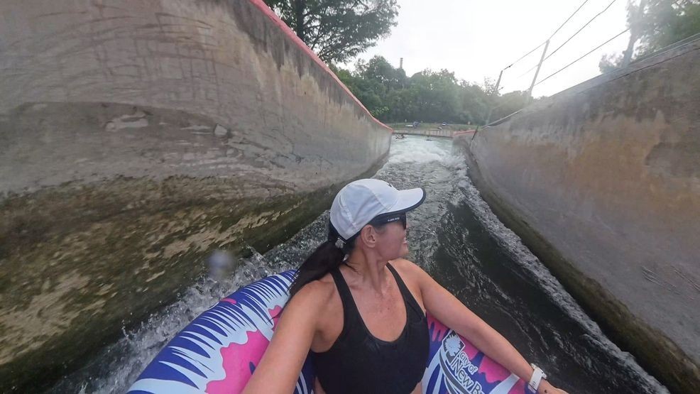 One-of-a-kind race combines running and tubing