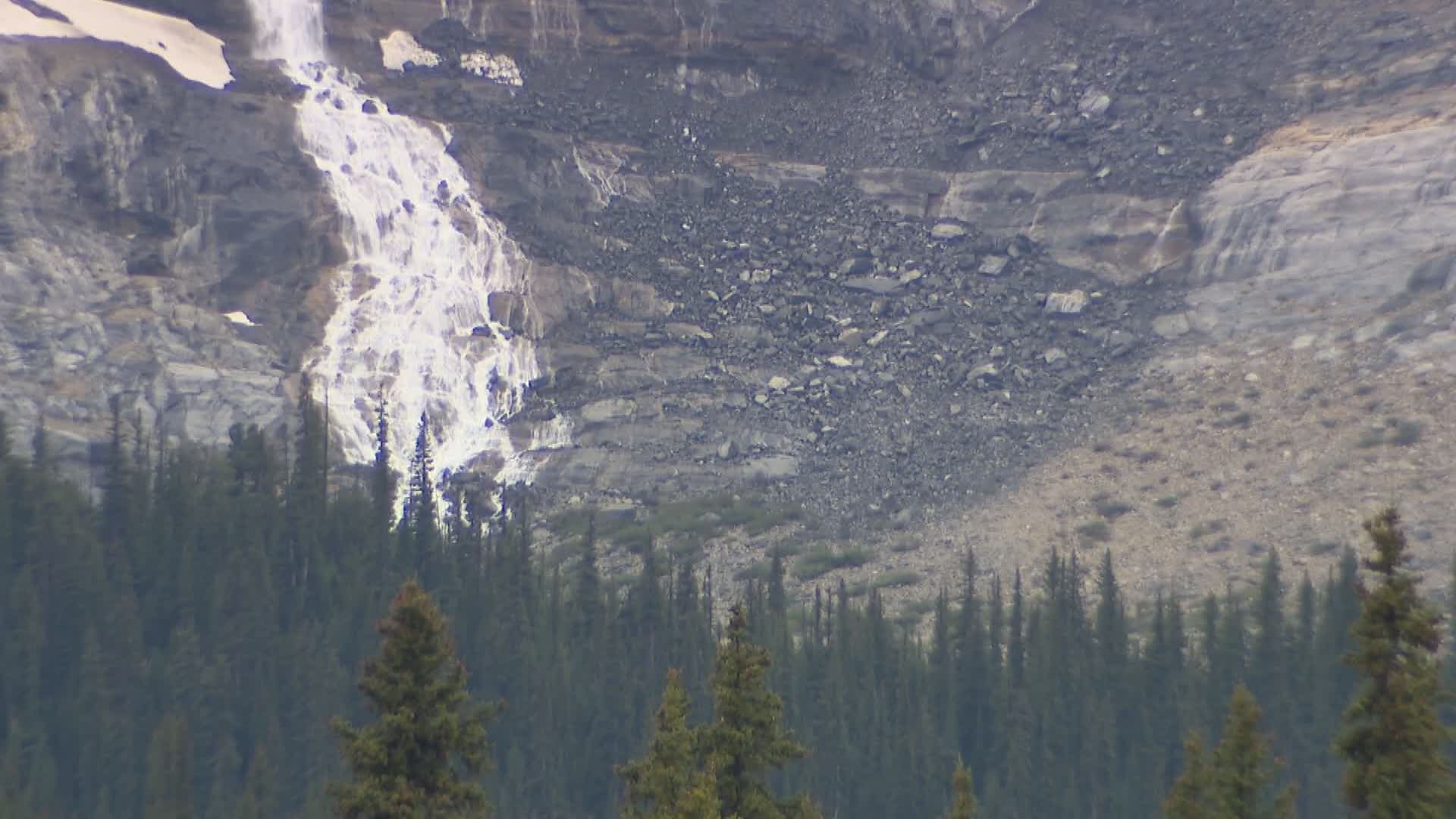 Banff rock slide survivor tells her story