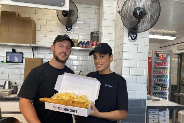 How a fish and chip shop is coping during 'extreme' heatwave