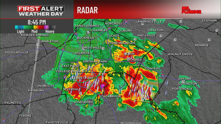UPDATES: Severe storms, flooding seen in metro Atlanta