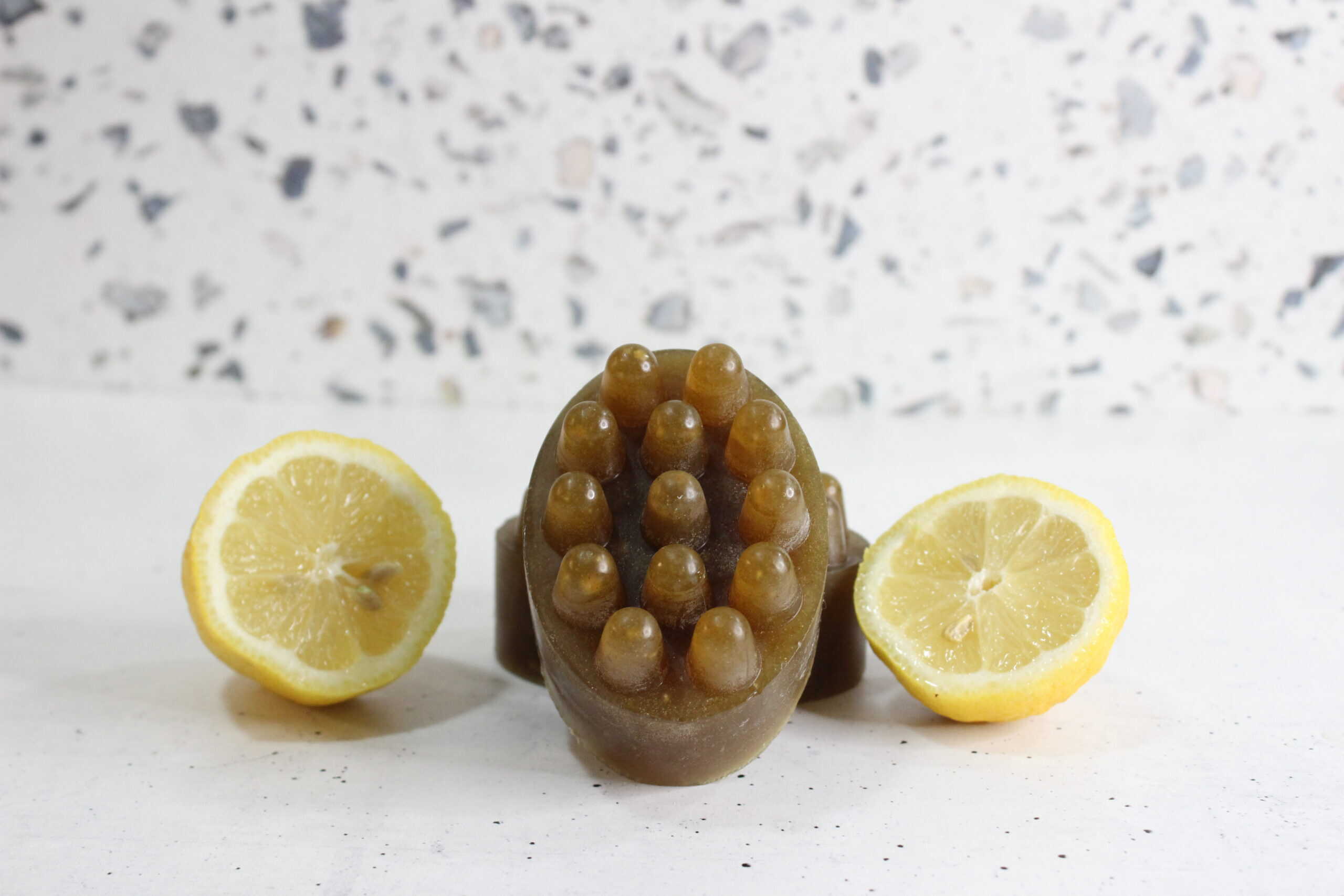 DIY Lemon Soap with Lemon Peels