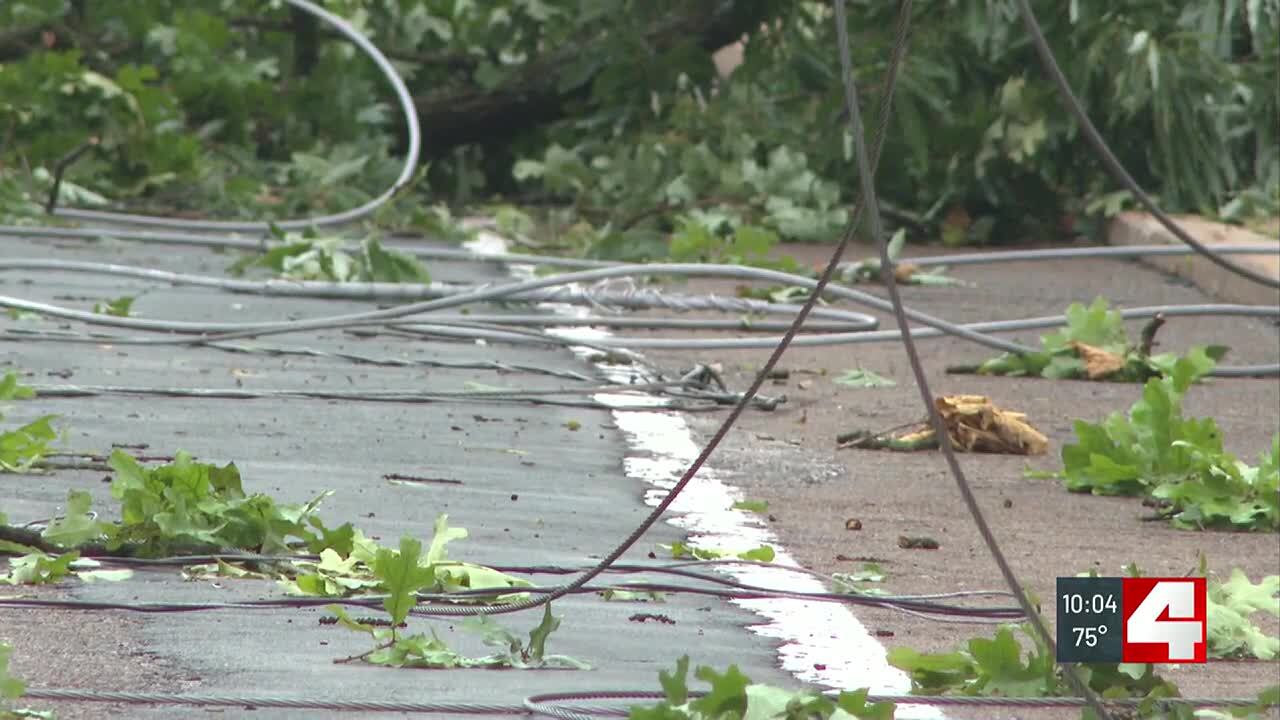 Thousands without power after afternoon storms hit St. Louis metro