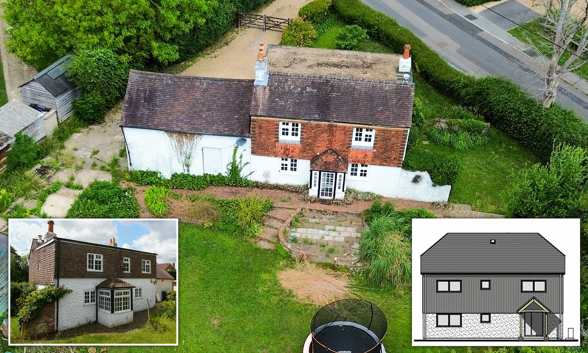 Villagers up in arms as £585,000 cottage's new owner applies to ...