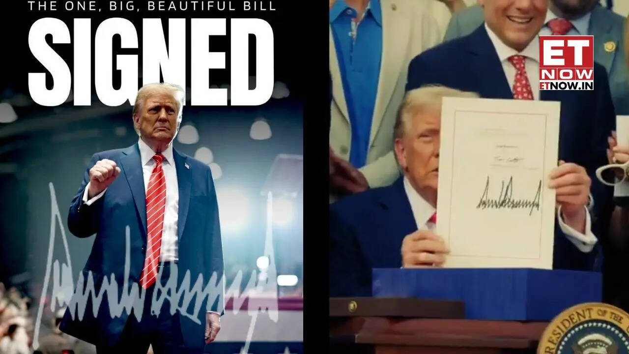 ‘Promises made, promises kept...’: Trump signs flagship ‘Big Beautiful ...
