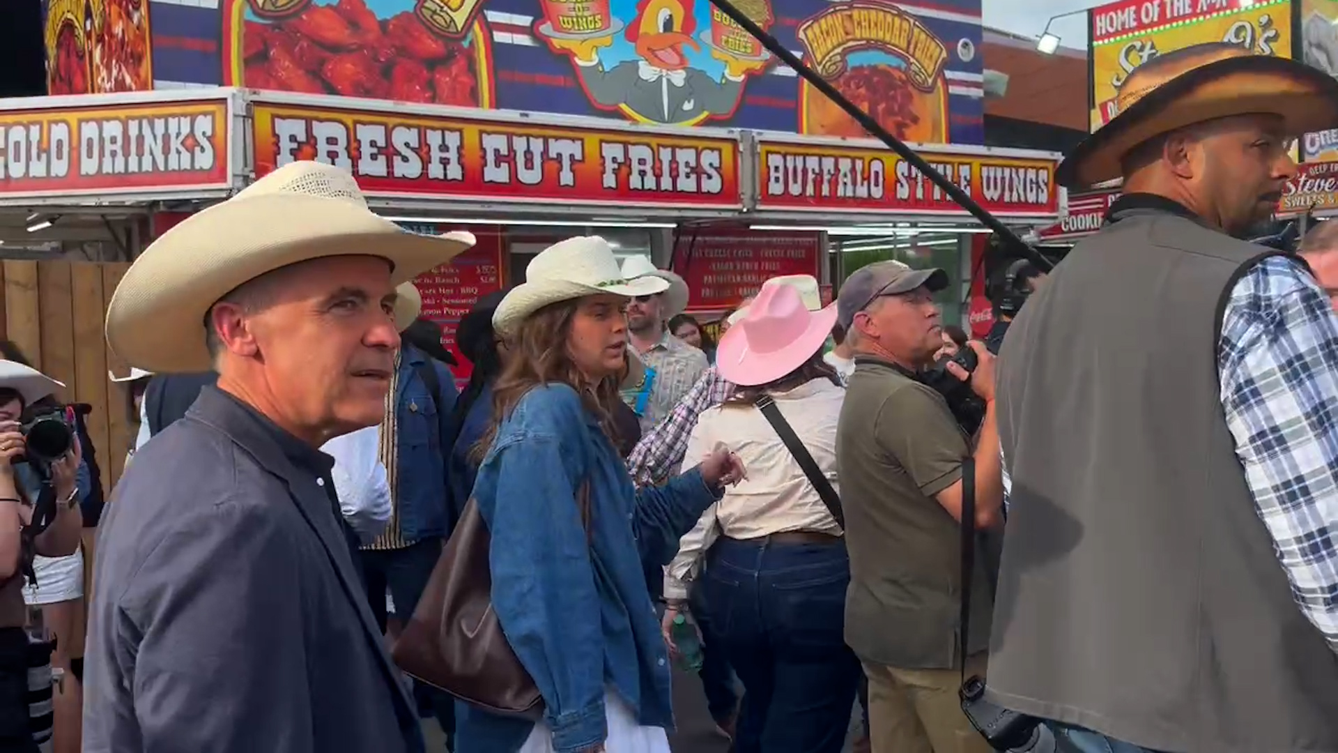 Carney tours Calgary Stampede grounds