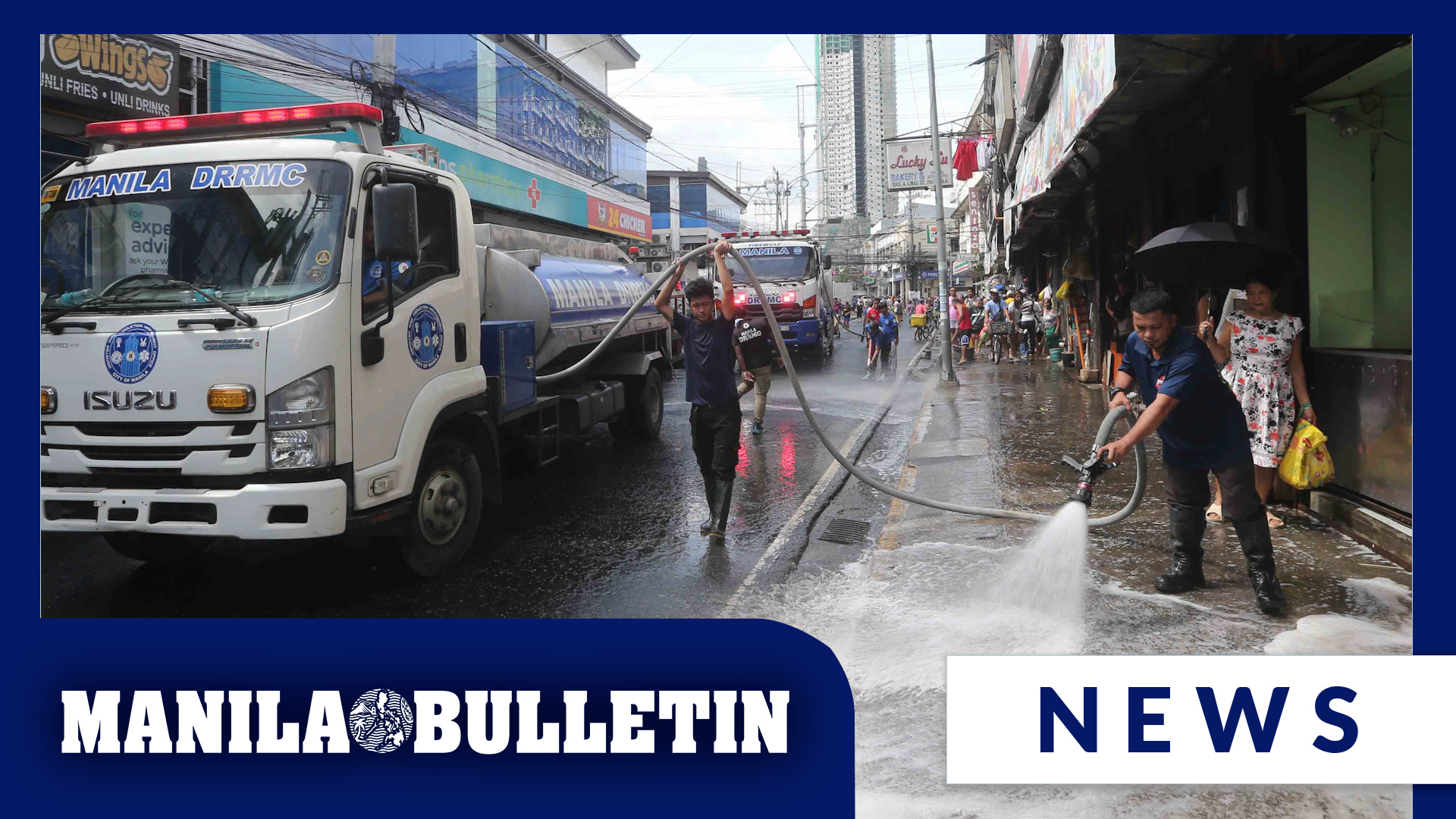 MDRRMO initiates cleanup drive with water tankers at Paco Public Market ...