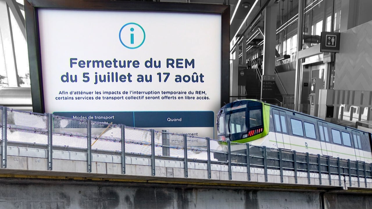 Why Montreal’s REM light-rail network is closed for 6 weeks this summer