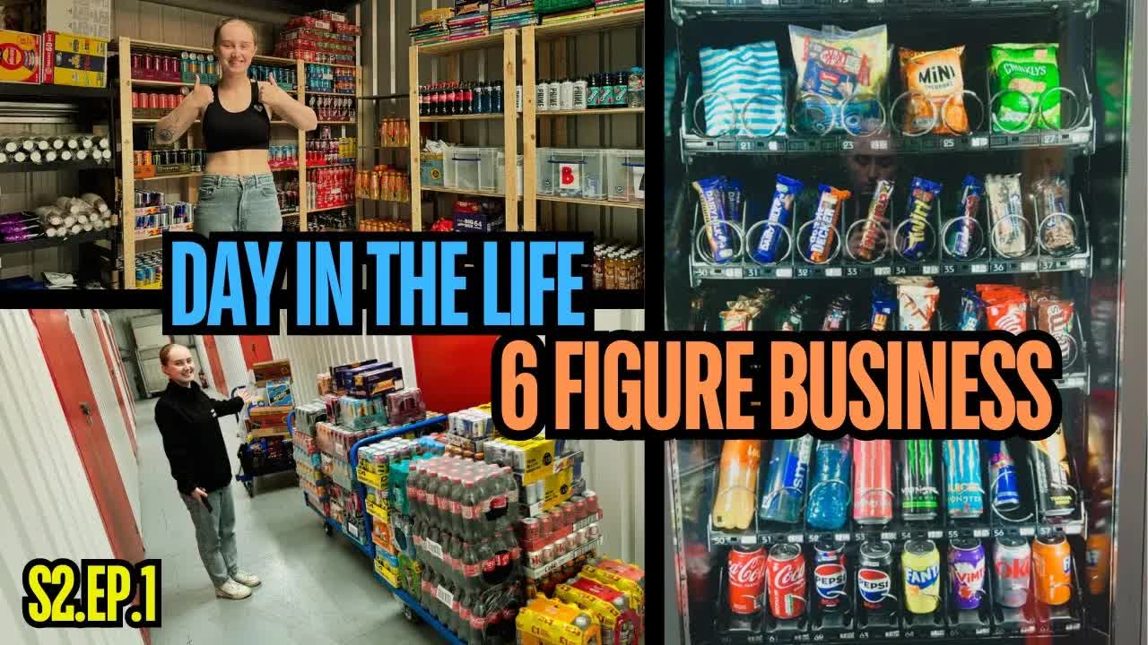 Day in the life of a vending machine business!