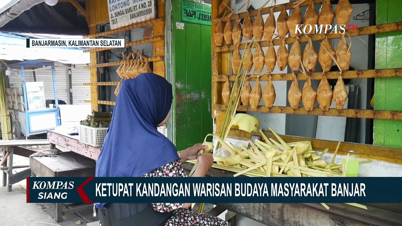 Halimah, Warga Banjarmasin Produksi Ketupat dengan Berbagai Bentuk Unik ...