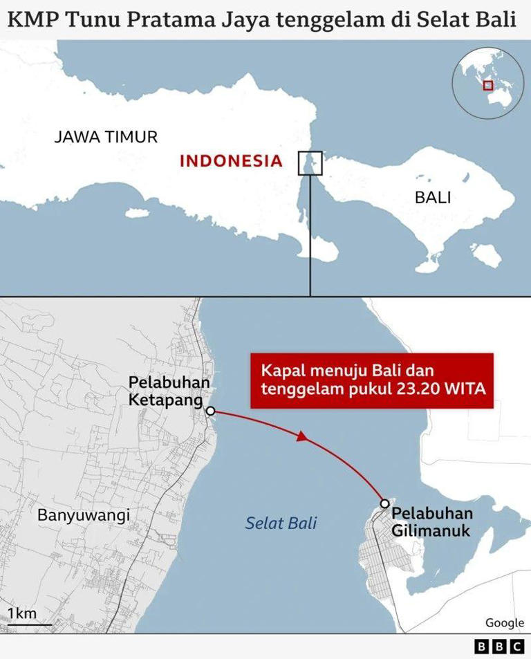 Cerita penyintas KMP Tunu Pratama Jaya – 'Saya rangkul bapak saat ...