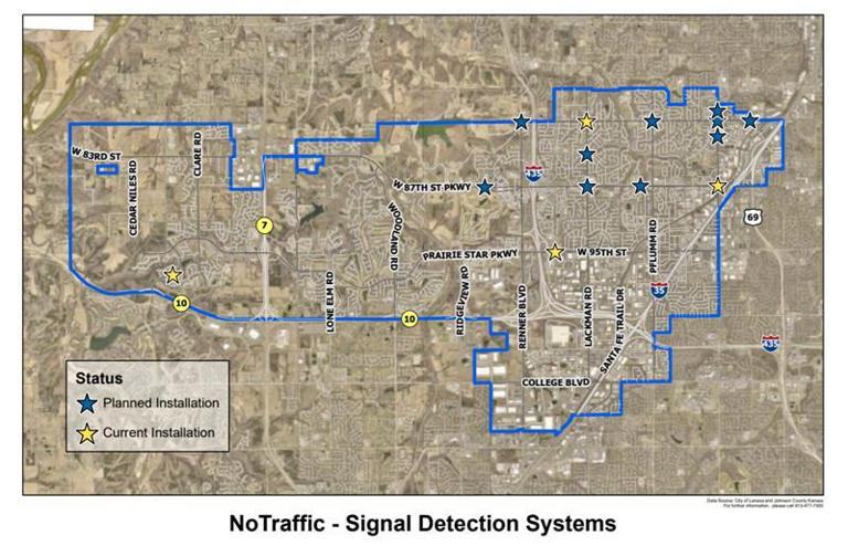 Lenexa adding more AI traffic signal systems at intersections across ...
