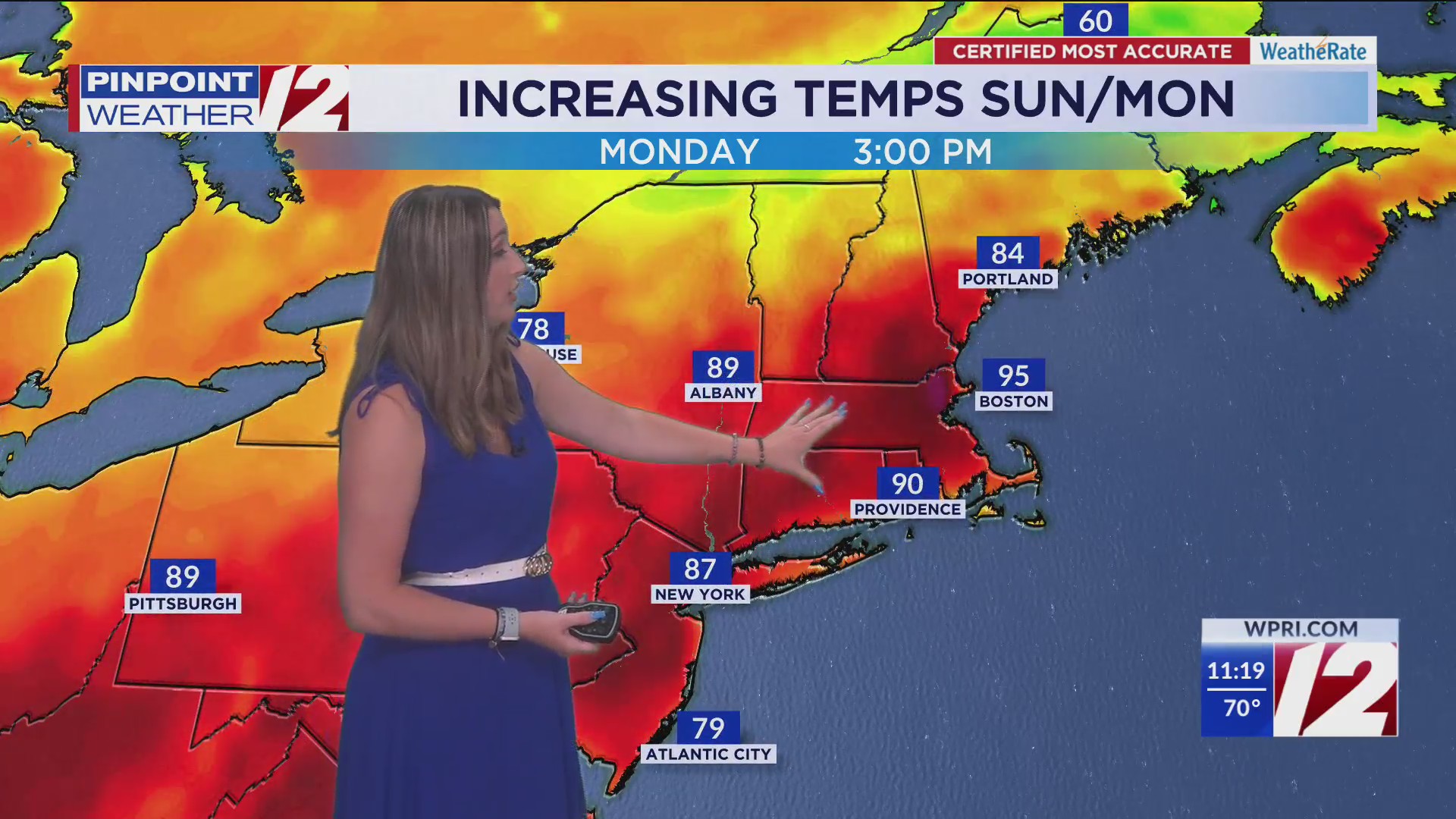 WPRI 12 Weather Forecast 7/4/25