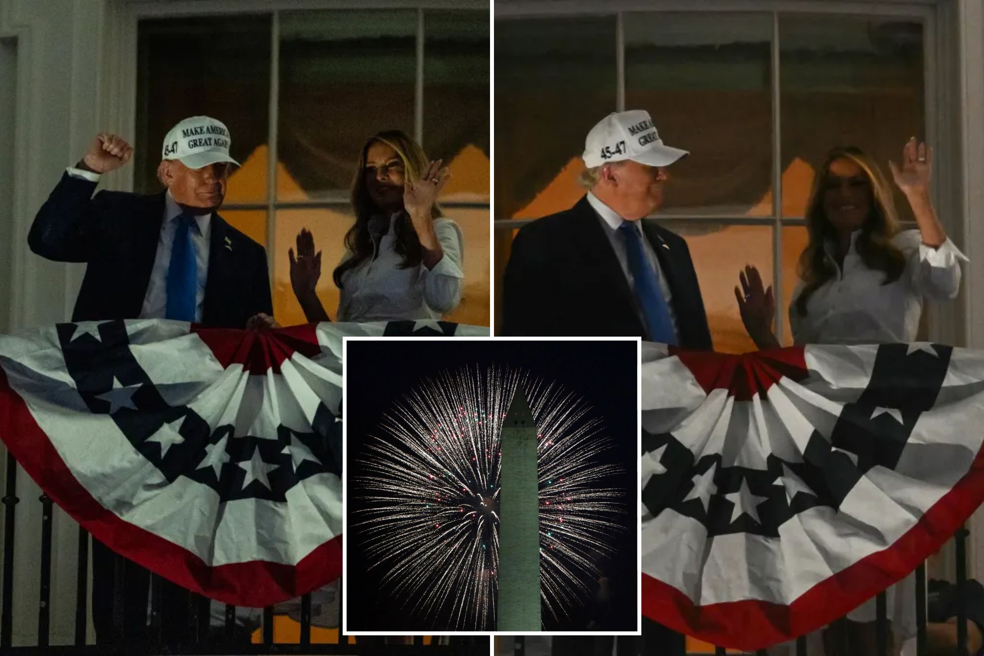 Melania does President Trump’s signature dance as first couple ...