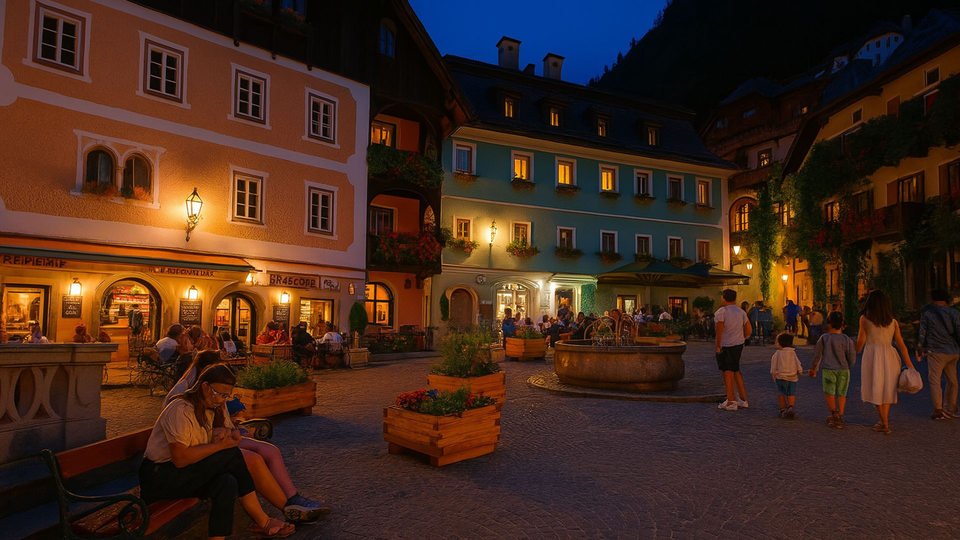 Hallstatt, Austria - A Fairytale Evening Walk in Hallstatt, Austria's ...