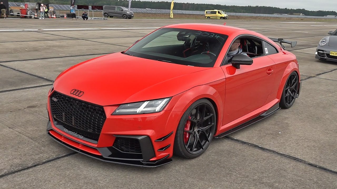 519HP Audi TT RS Stage 2 – Drag Racing & Top Speed Pull! 💥 2.5 TFSI Madness