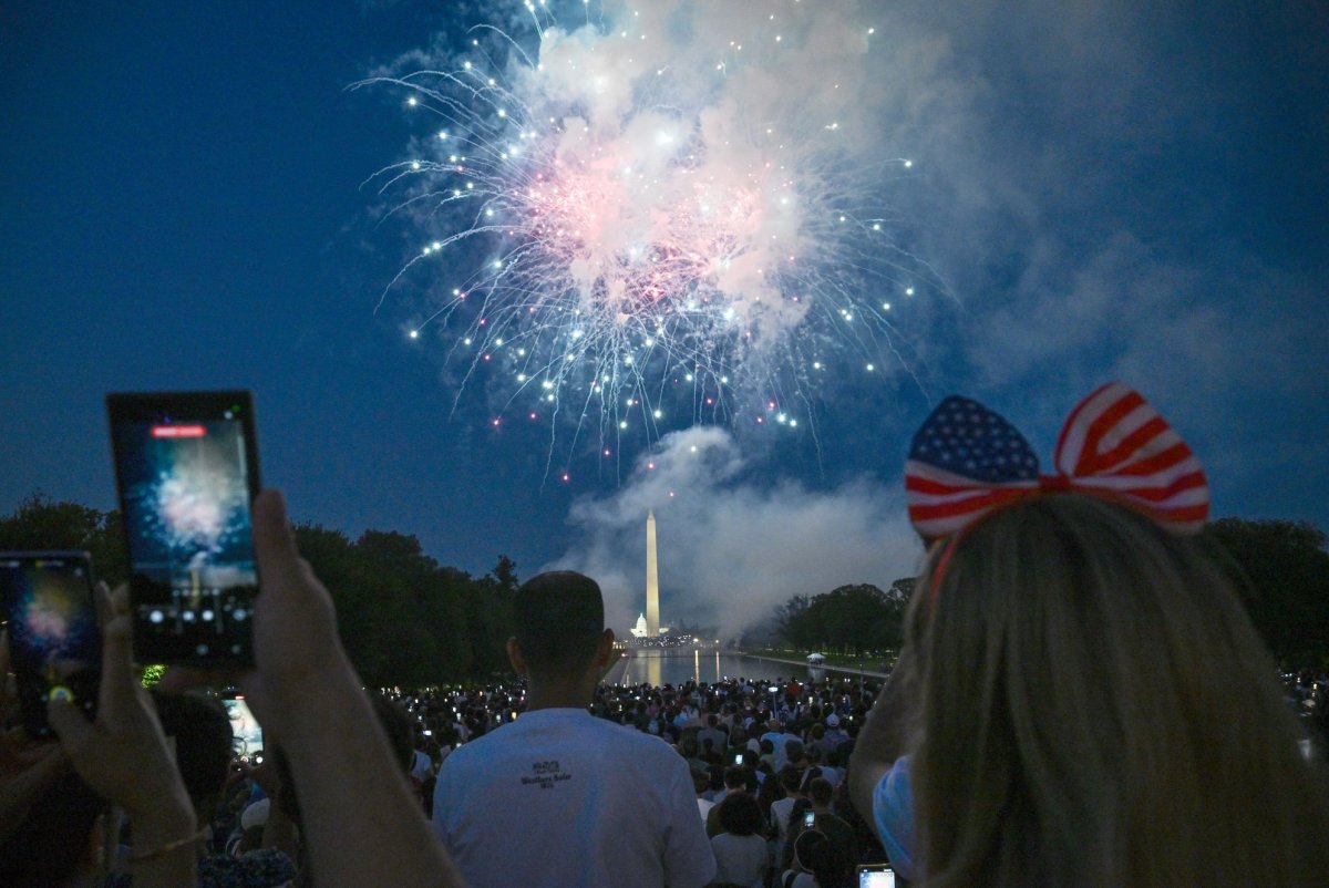 Washington marks Fourth of July with flyover, fireworks