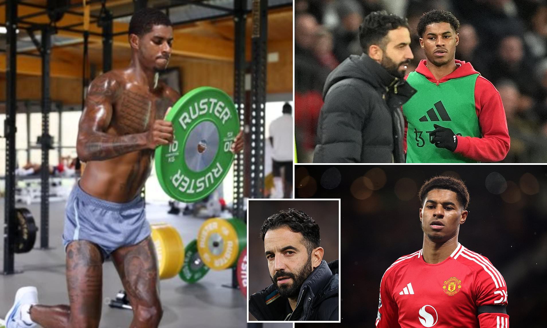 Marcus Rashford sends message to Ruben Amorim after being exiled from ...