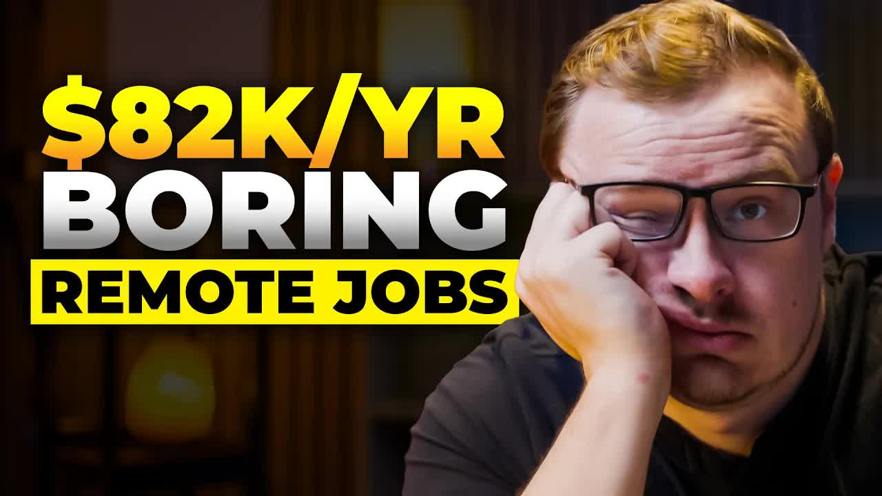 9 Boring Remote Jobs That Pay BETTER Than You Think (2025)