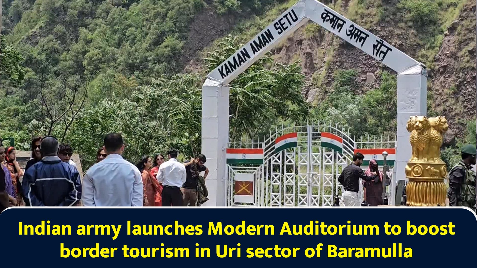 Indian army launches Modern Auditorium to boost border tourism in Uri ...