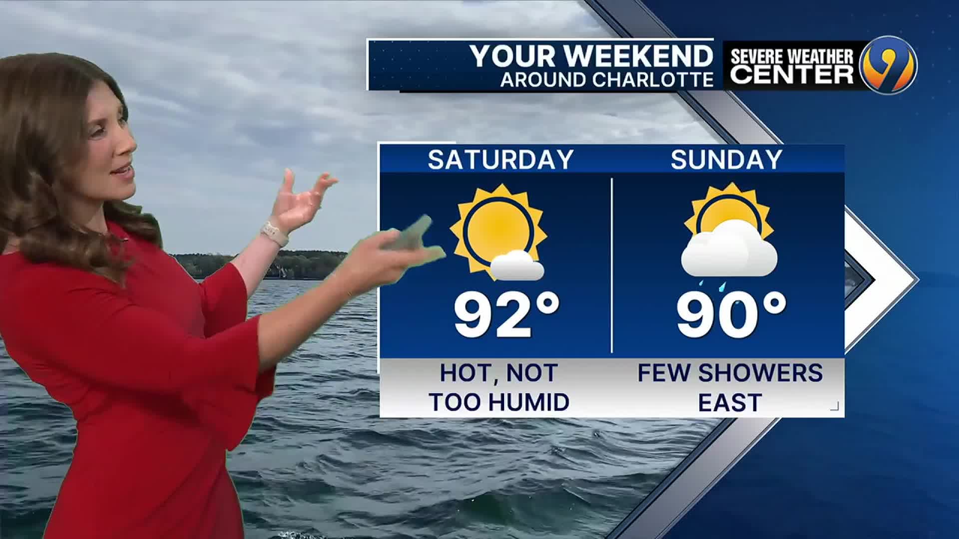 FORECAST: Hot, not too humid today
