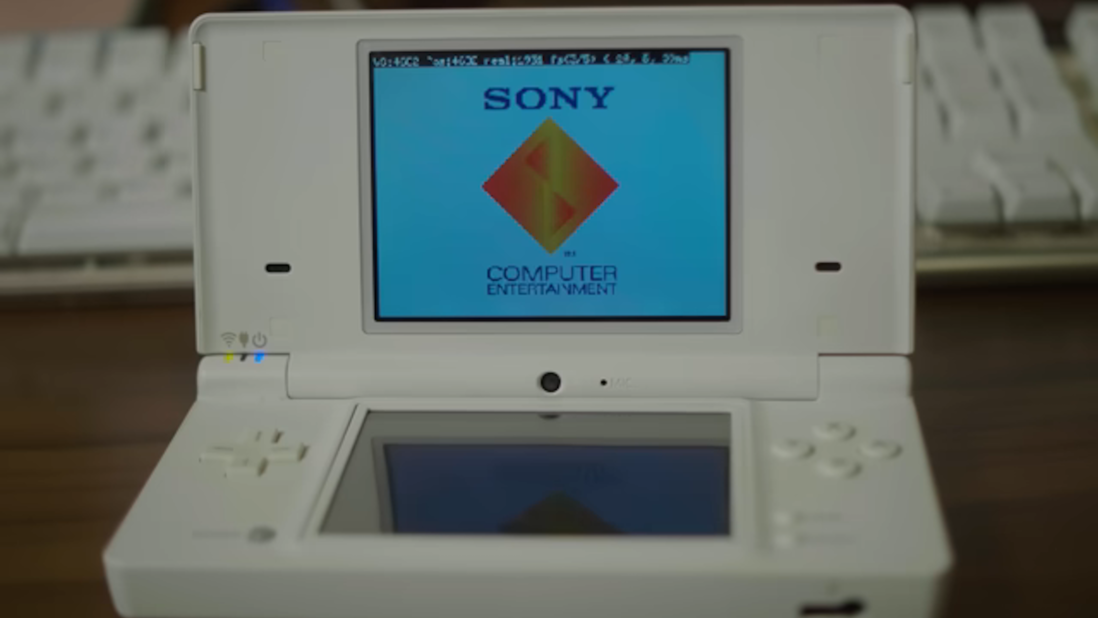 Someone got a PS1 emulator running on a DS cartridge, and I'm really ...