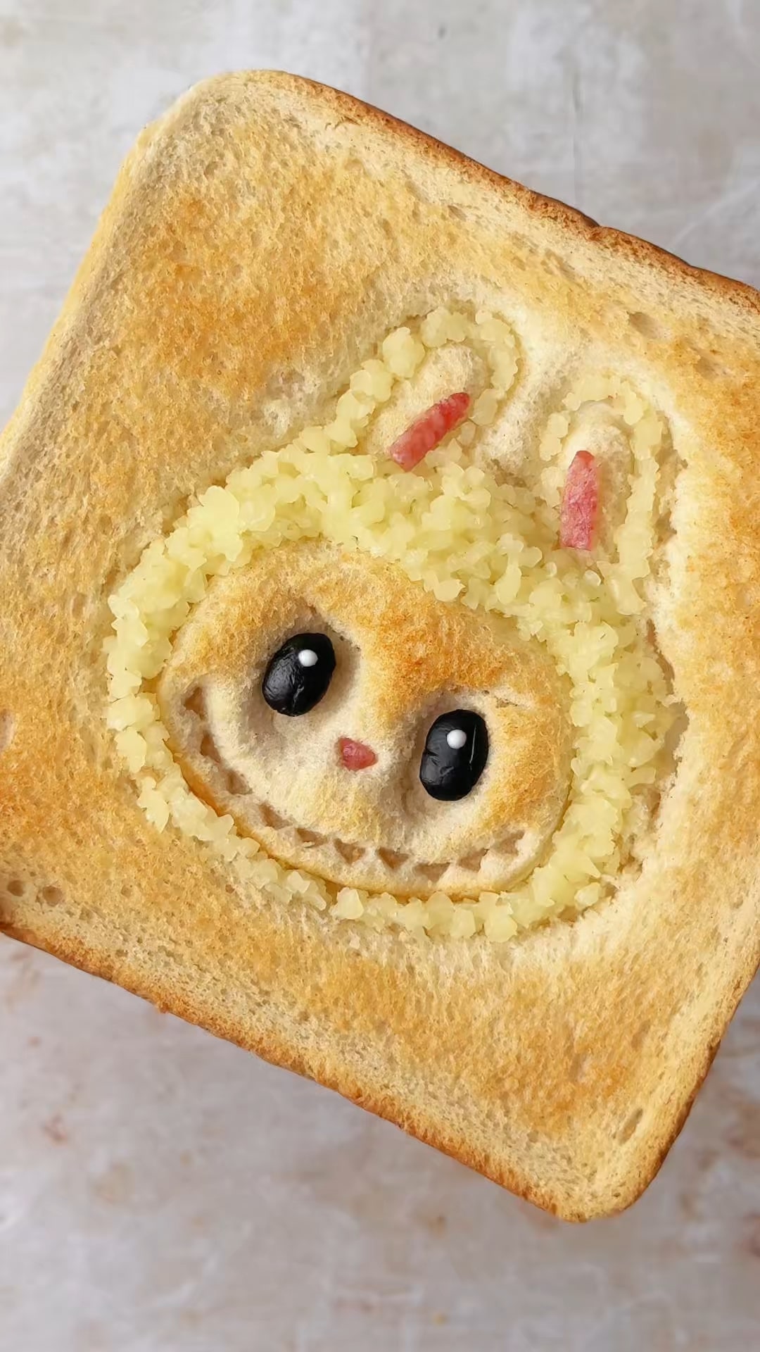Toast Labubu, une idée de toast amusante et facile à réaliser pour les ...