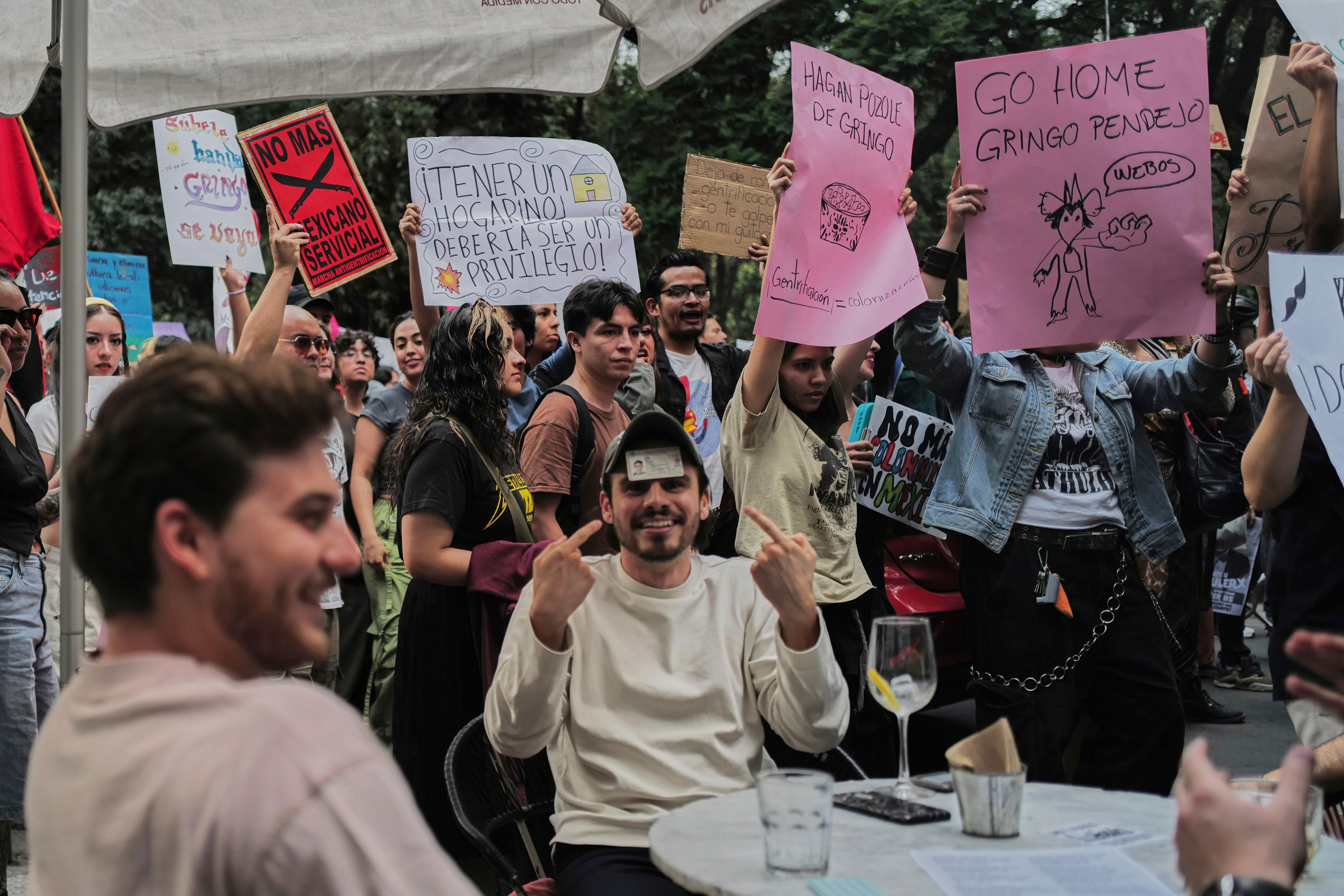 Protests against overtourism in Mexico City turn violent against visitors