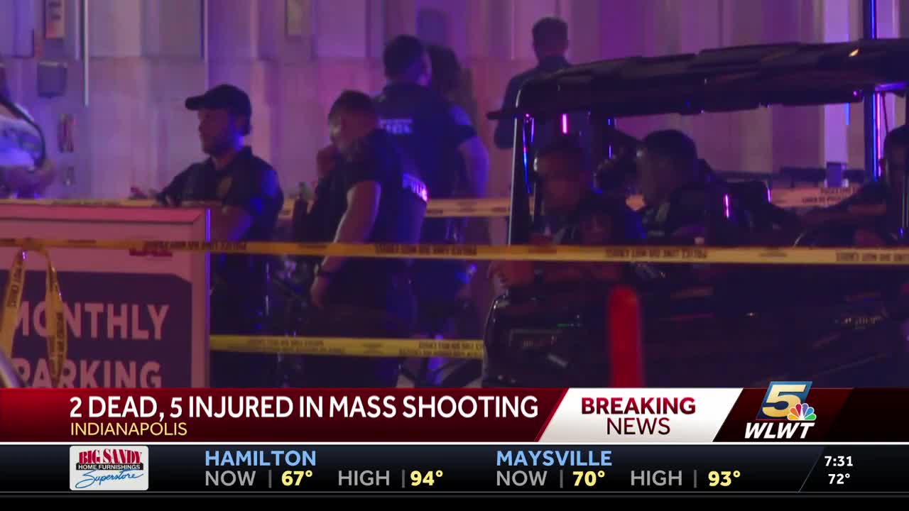 2 dead, 5 injured in mass shooting in Indianapolis