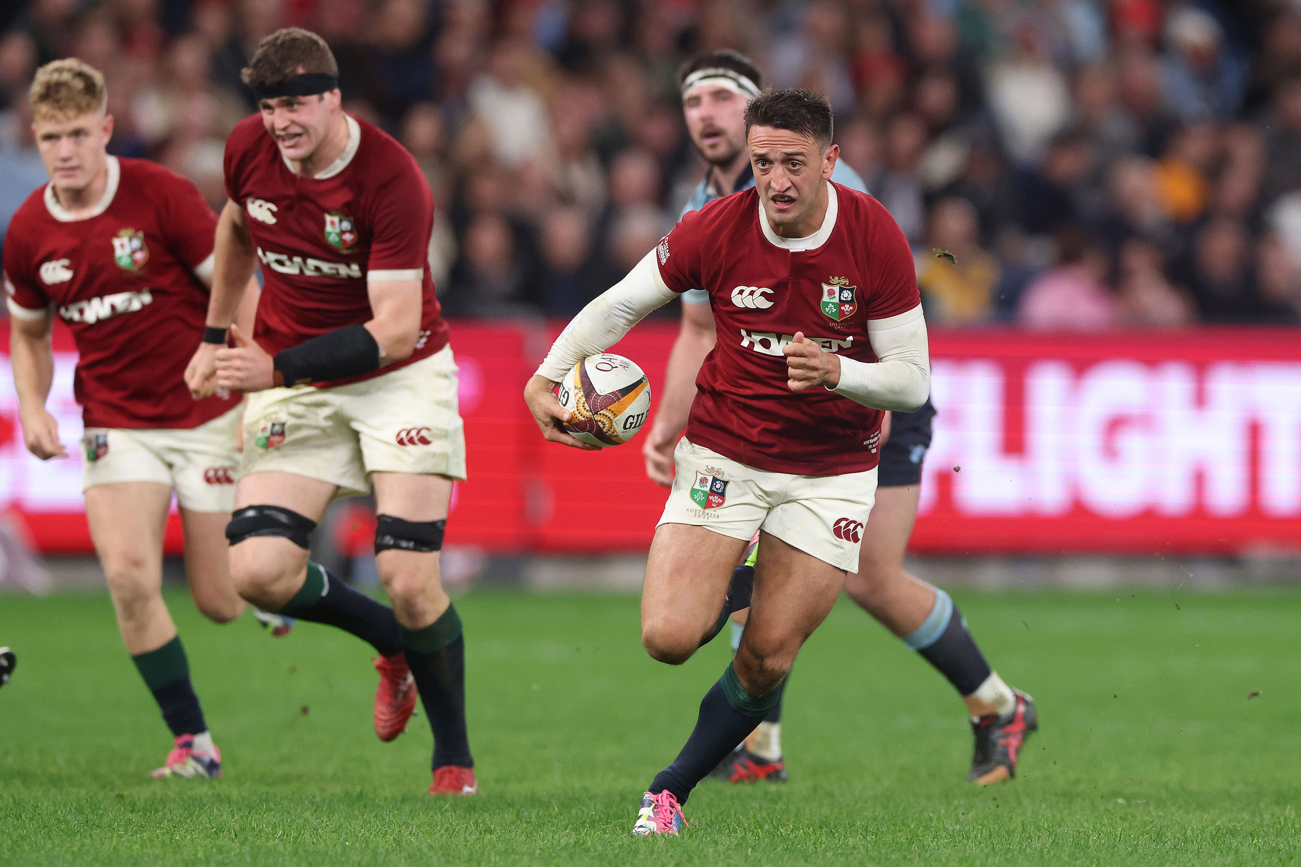 Error-strewn British and Irish Lions labour to victory over Waratahs