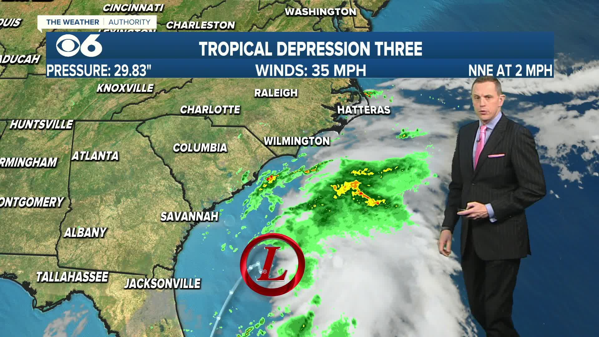 Updated Chantal Track: How storm will impact Virginia