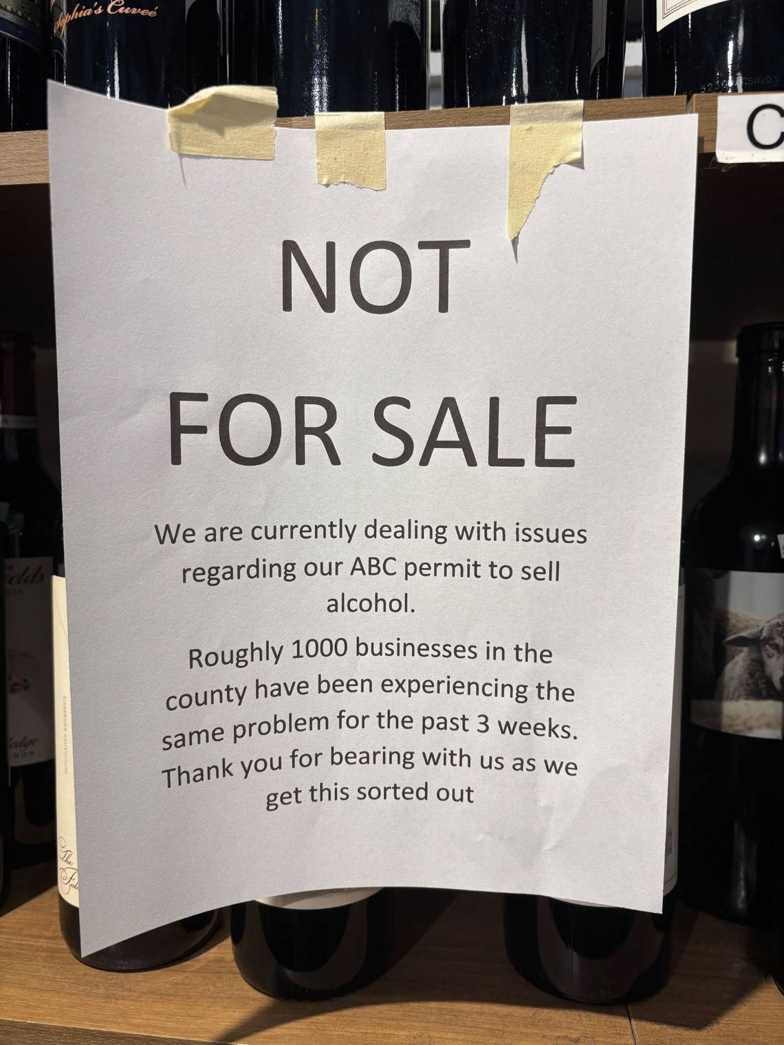 NC business owner says missing ABC notice led to no alcohol sales for ...