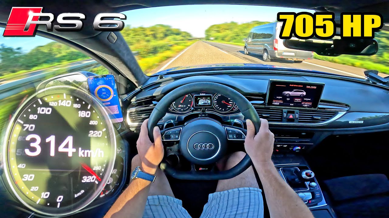 FASTEST Audi RS6 Ever! | 705HP ABT Nogaro Edition Autobahn POV Review