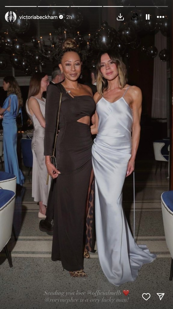 Victoria Beckham's mum is crowned the best-dressed guest at Mel B's wedding