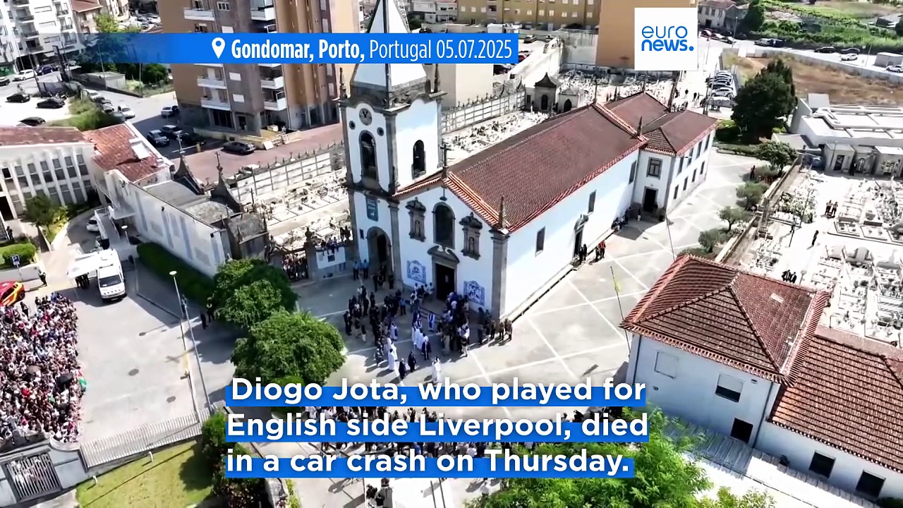 Thousands gather to bid farewell to Liverpool's Diogo Jota, brother ...