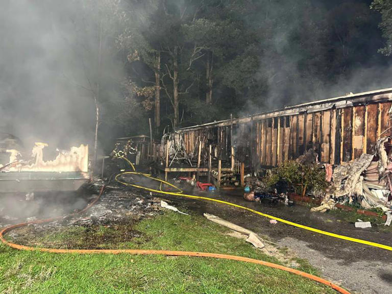 Six people displaced, six pets dead after Prince George trailer fire