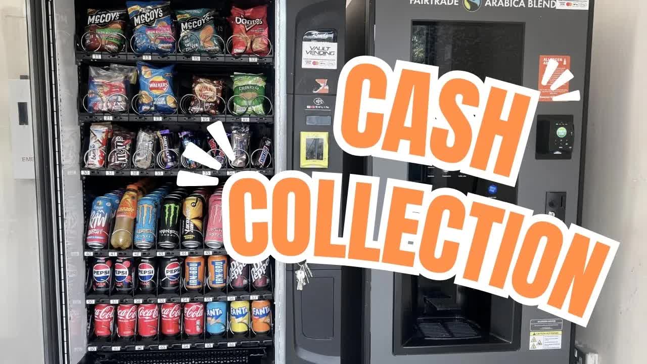 Collecting cash from my vending machines | 6 figure business!