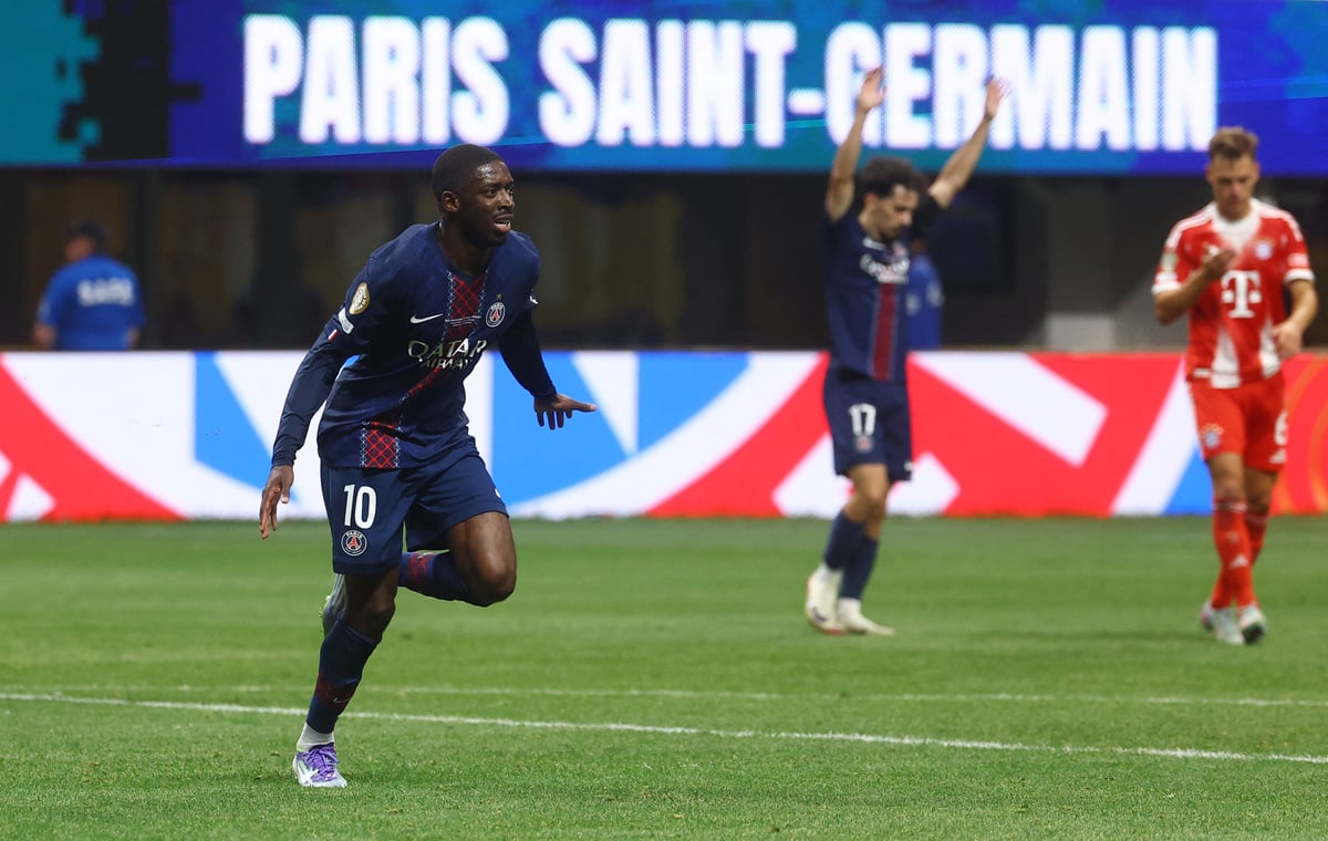 PSG 2-0 Bayern Munich: Ousmane Dembele sends nine-man Parisians into ...