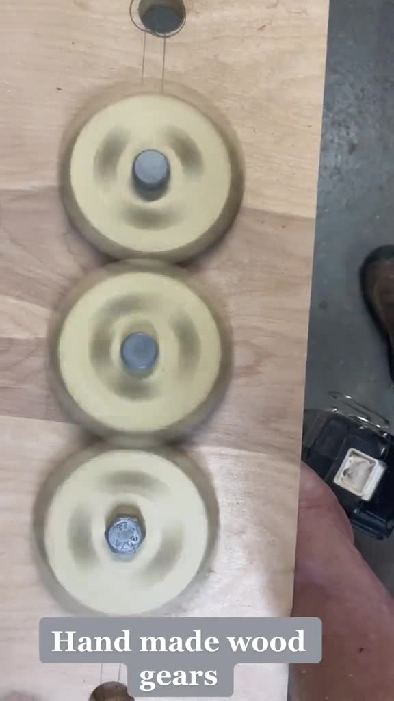 Watch My DIY Wooden Gears Come to Life in Action