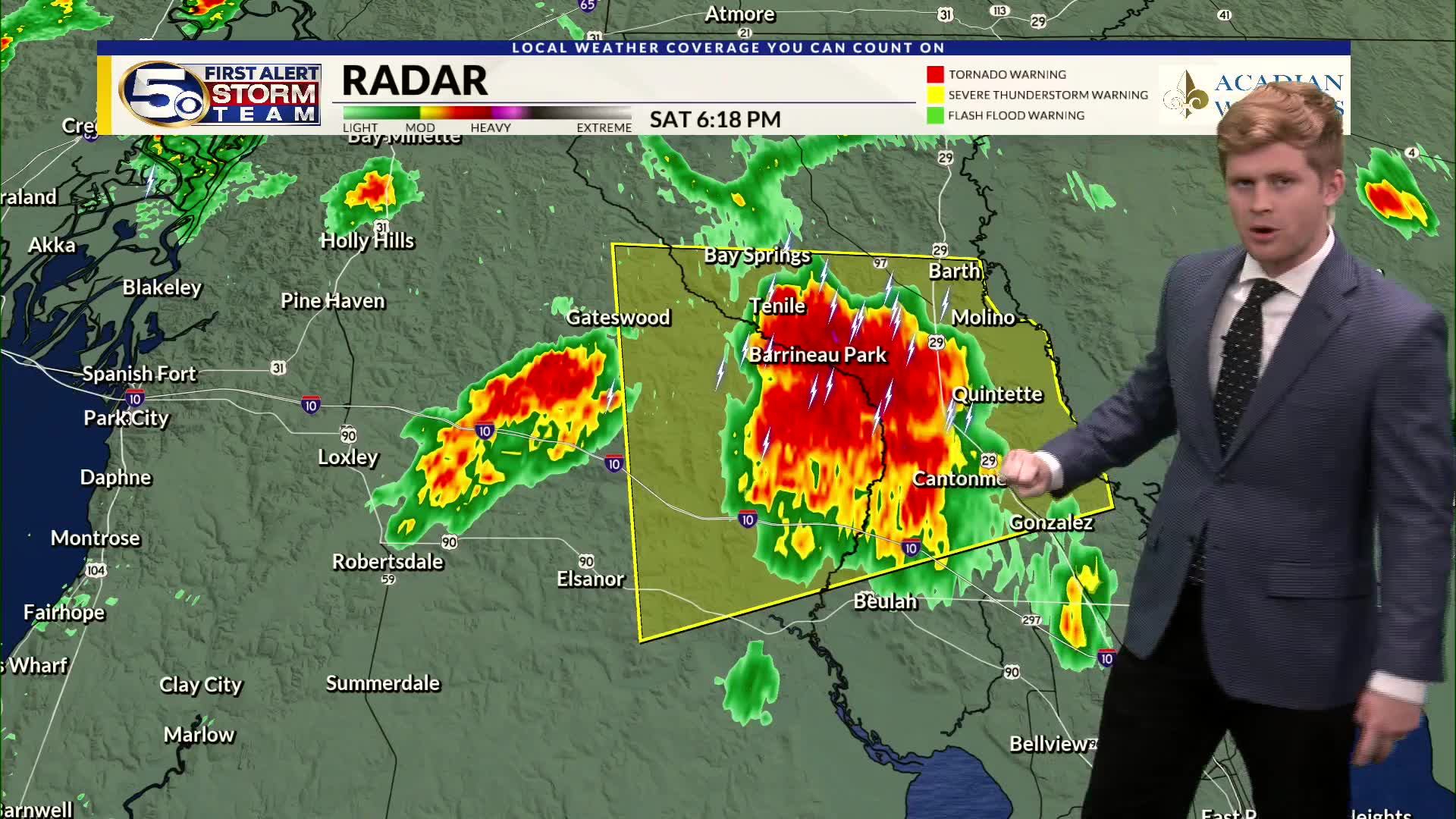 WKRG News at 6 Weather