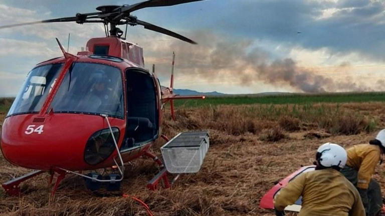 Lightning-caused 'Duck Club' wildfire burns phragmites along Great Salt ...