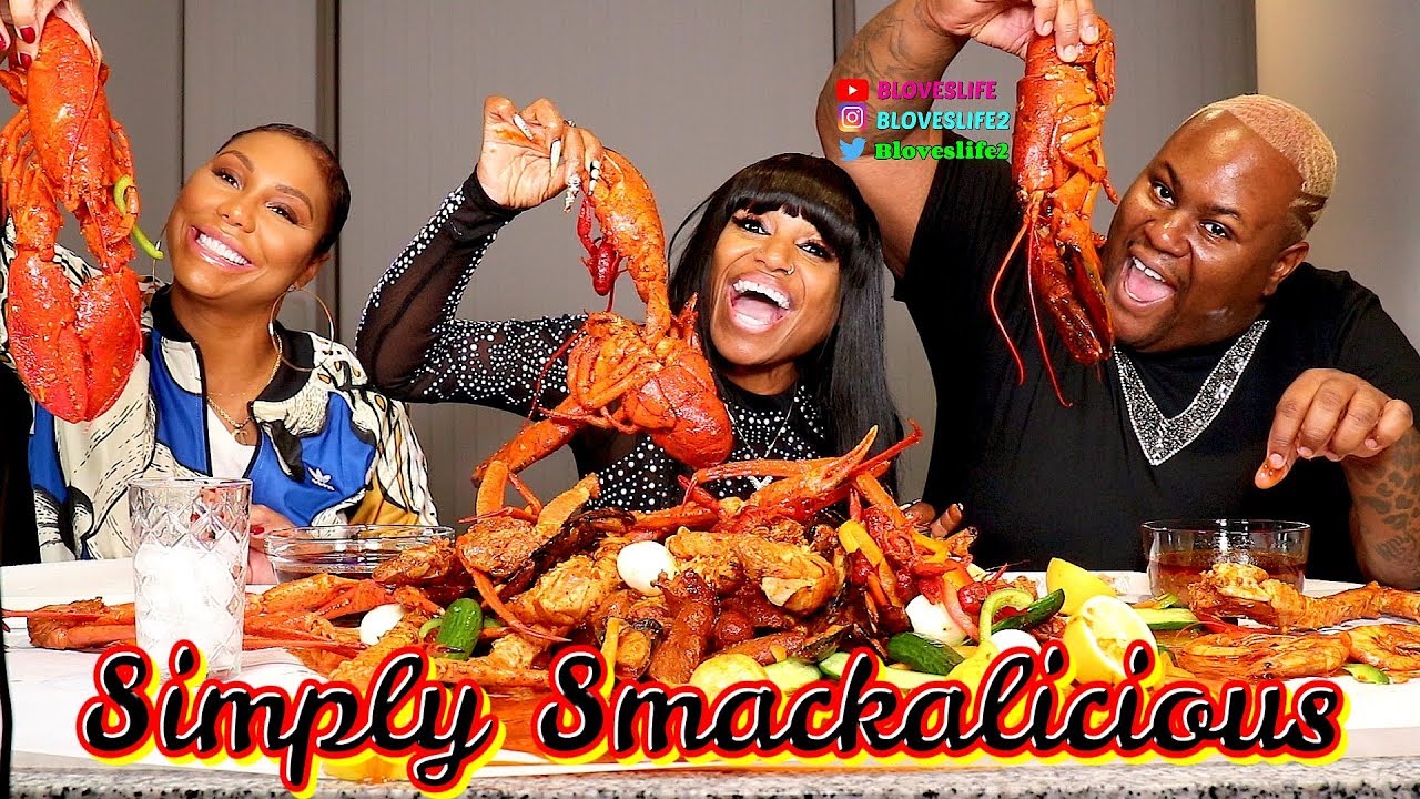 Seafood boil with Tamar Braxton and James Wright